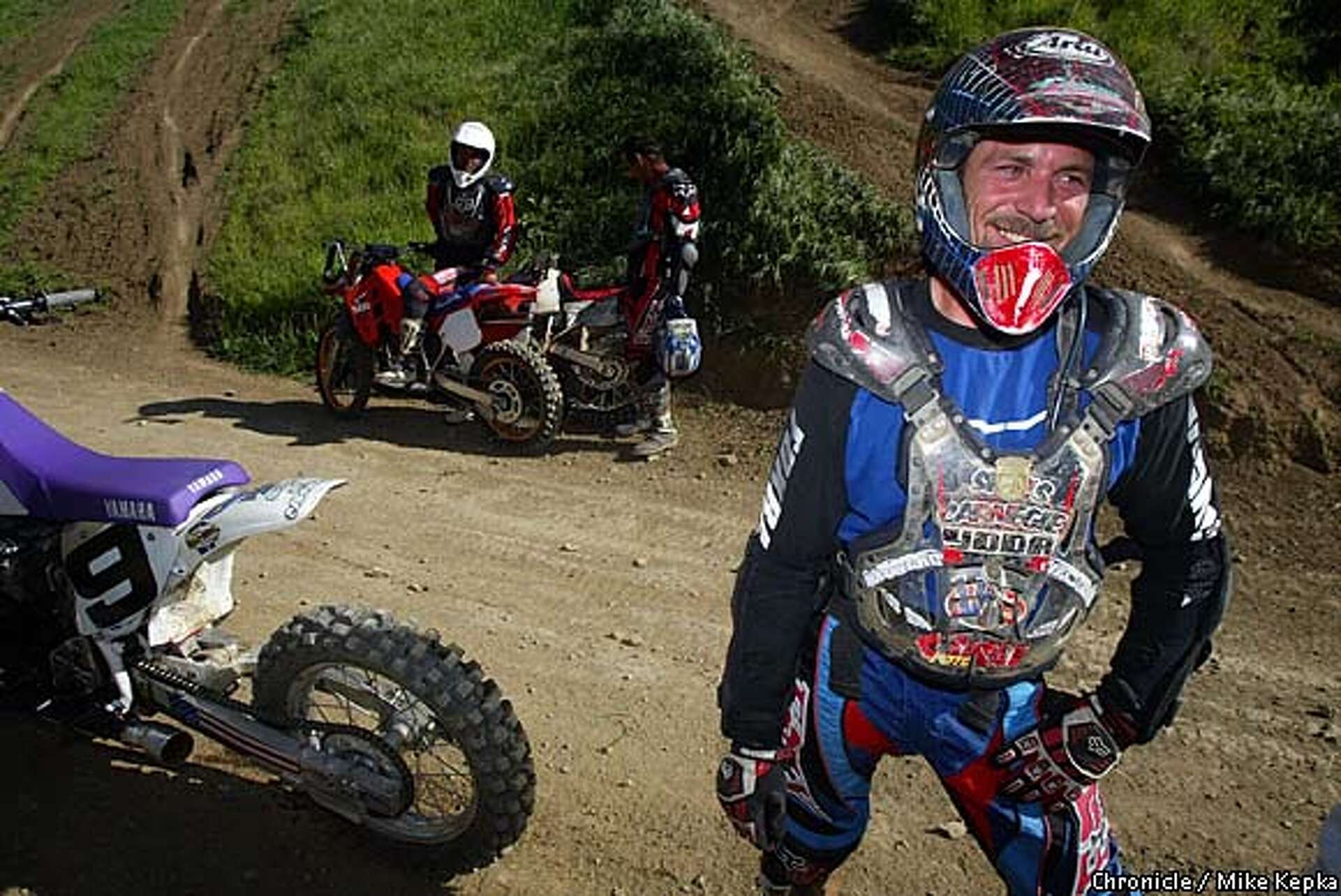 SPORTS / Revved up for Hill Climb / Dirt bike riders raise the dust at ...