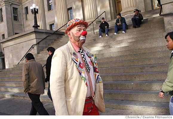 Clowning around is all in a day's work