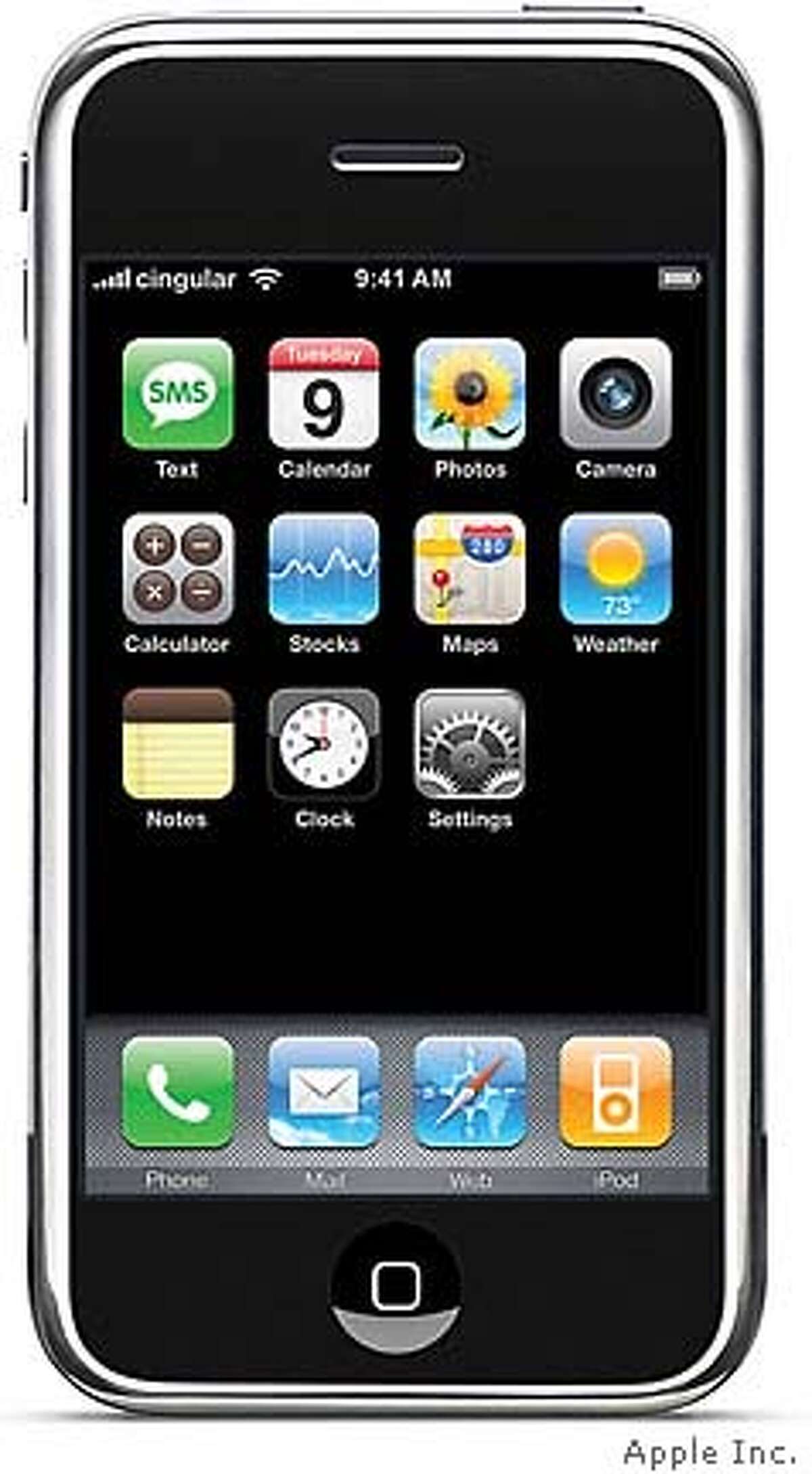 Apple unveils all-in-one iPhone / Cell phone will have music, Internet ...