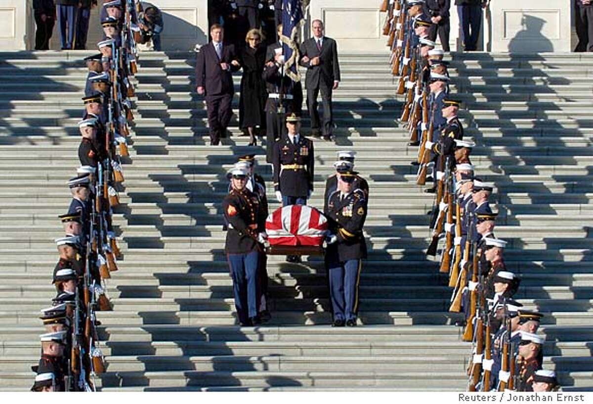 Nation's leaders pay final tribute / Ford eulogized as 'a Norman ...