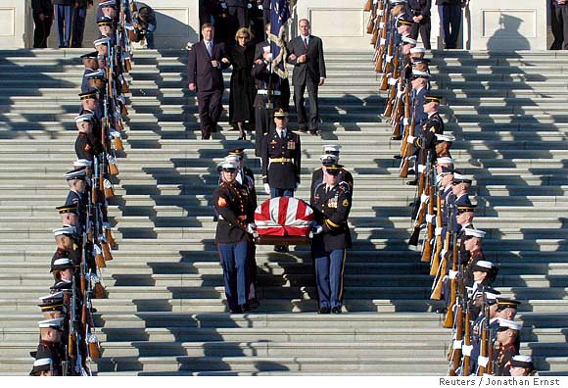 Nation's leaders pay final tribute / Ford eulogized as 'a Norman ...