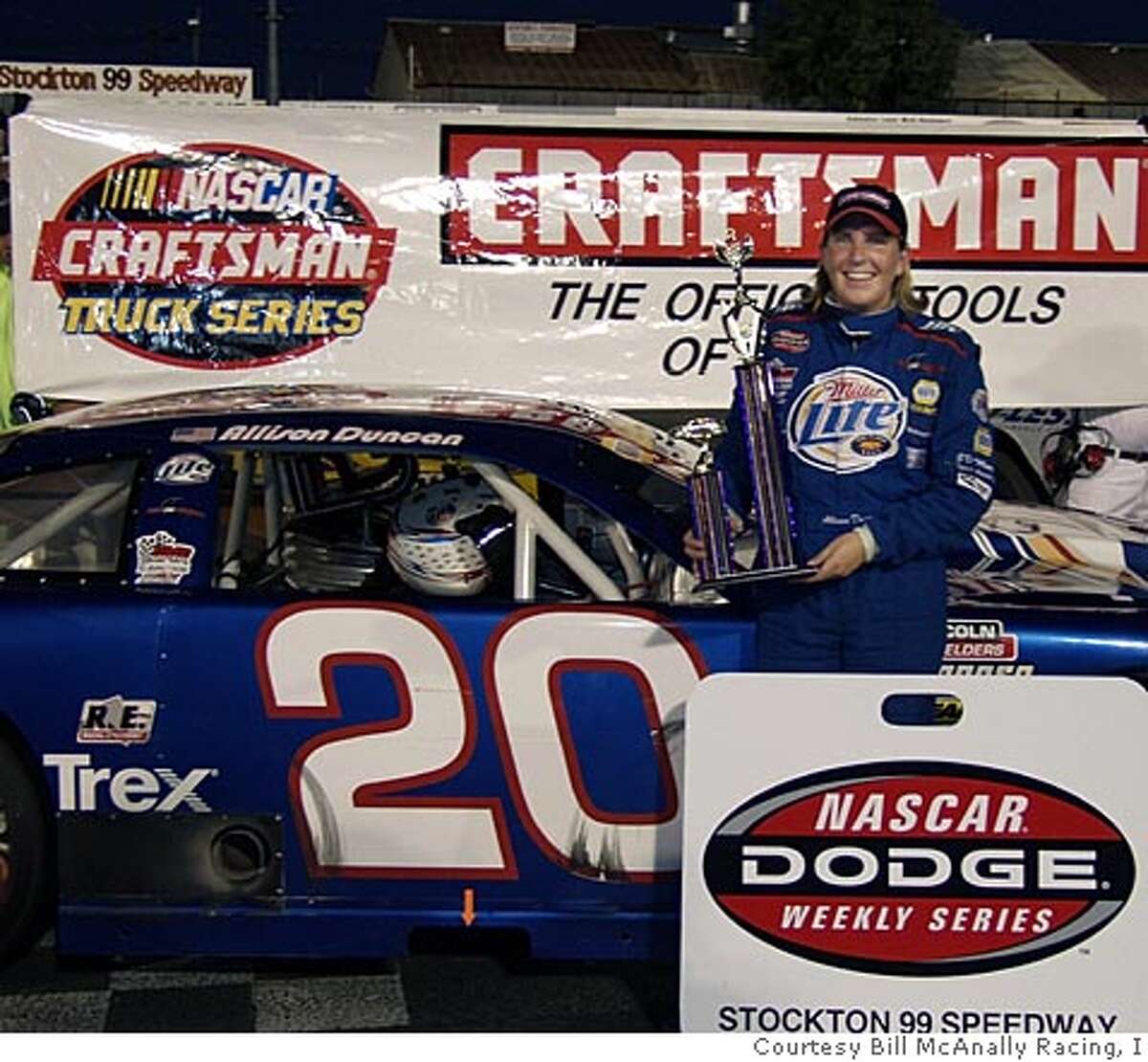 SPORTS / Duncan revs up for NASCAR success