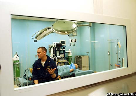 Floating hospital ready to face casualties / Crew on state-of-the-art ...