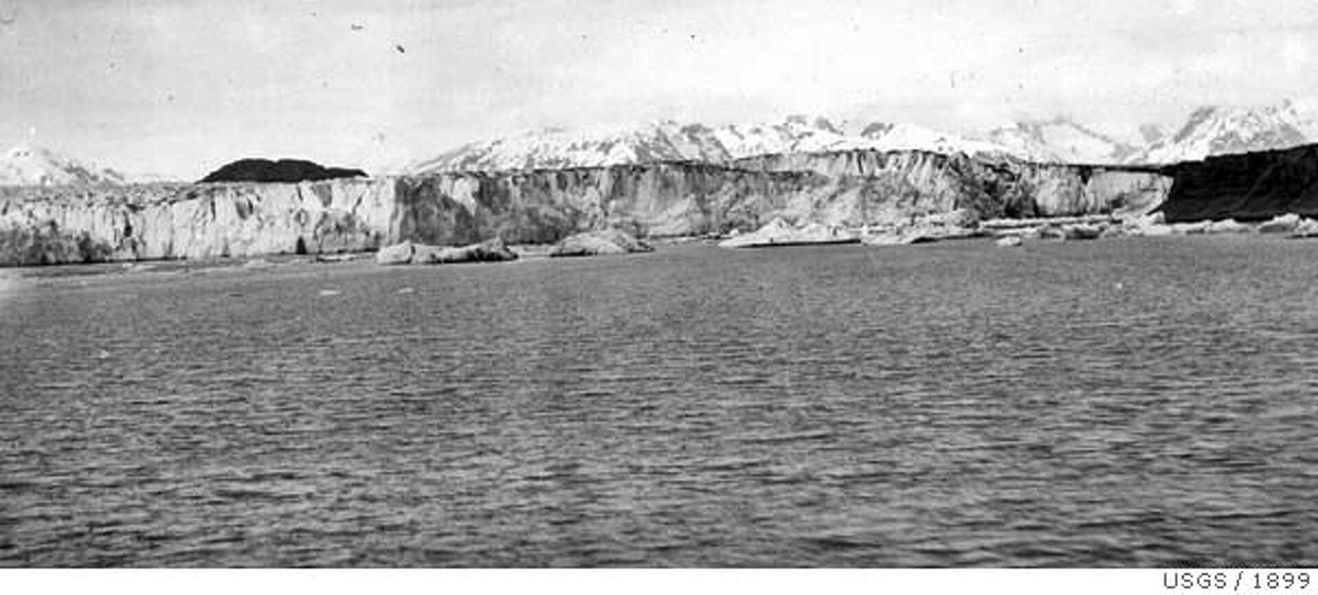 Shrinking glaciers evidence of global warming / Differences seen by ...