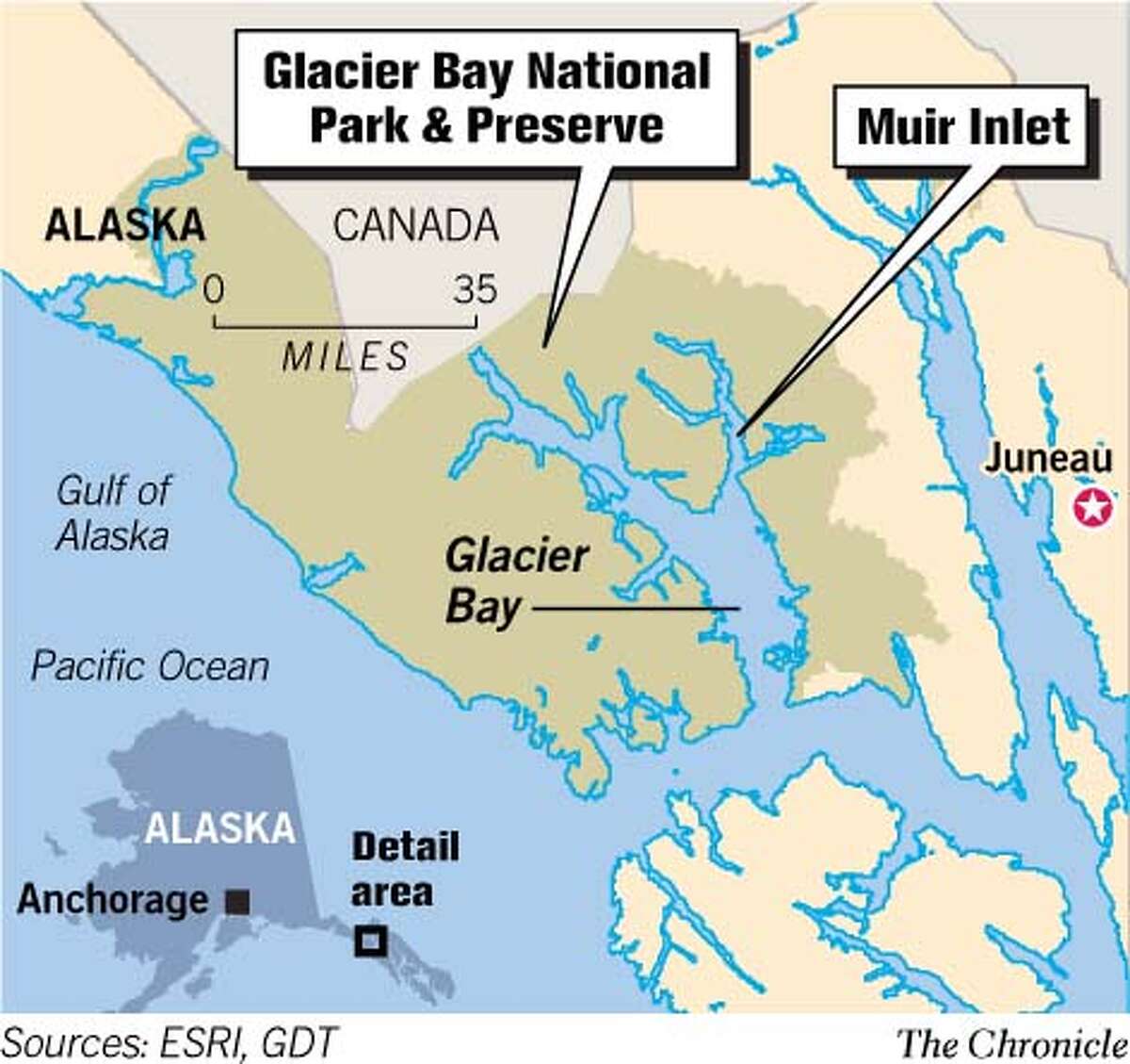 Shrinking glaciers evidence of global warming / Differences seen by ...
