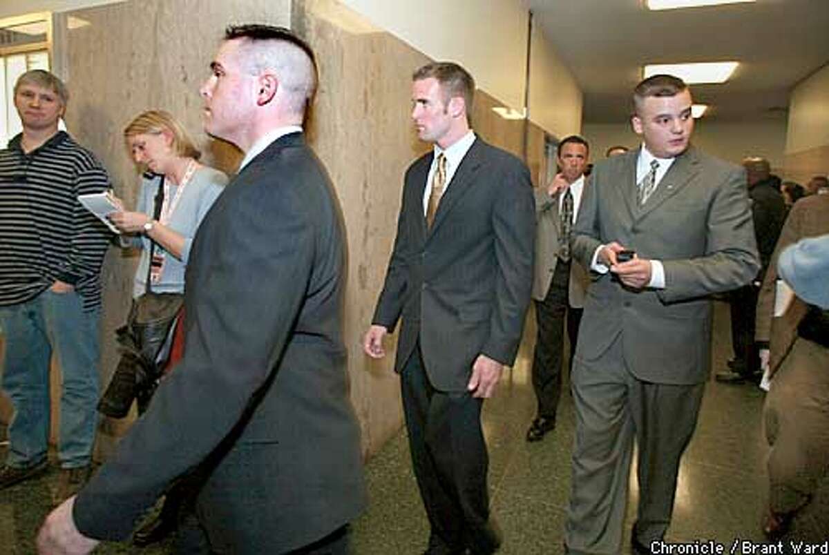 SFPD INDICTMENTS / Top cops hear details of charges / 'NOT GUILTY ...