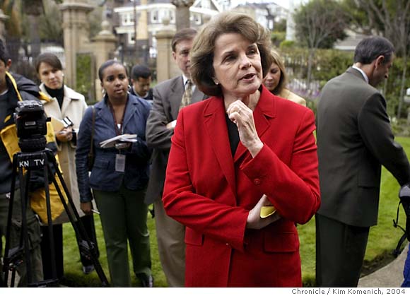 Feinstein says China must stop piracy, revalue yuan / U.S. also should ...