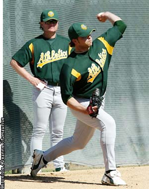 A's readying new crop of ace pitchers / High hopes attached to trio ...