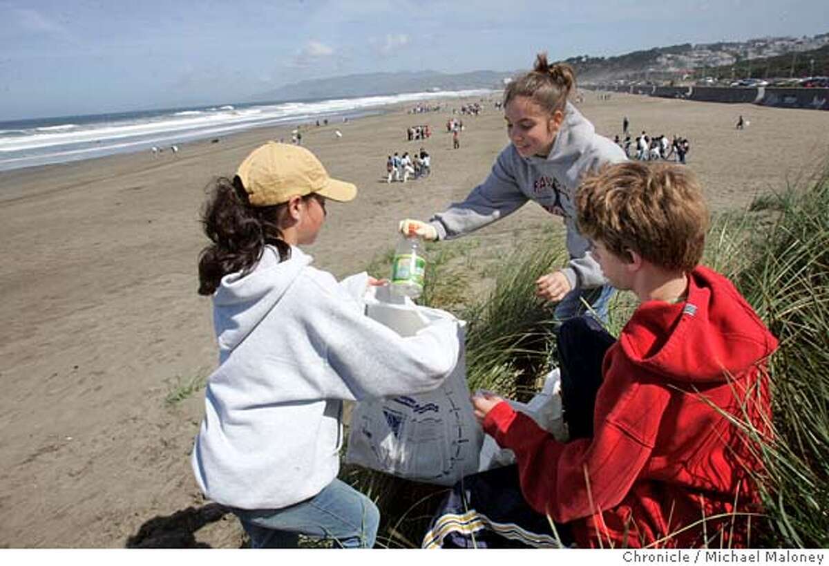 Students hit the beaches for coastal cleanup day