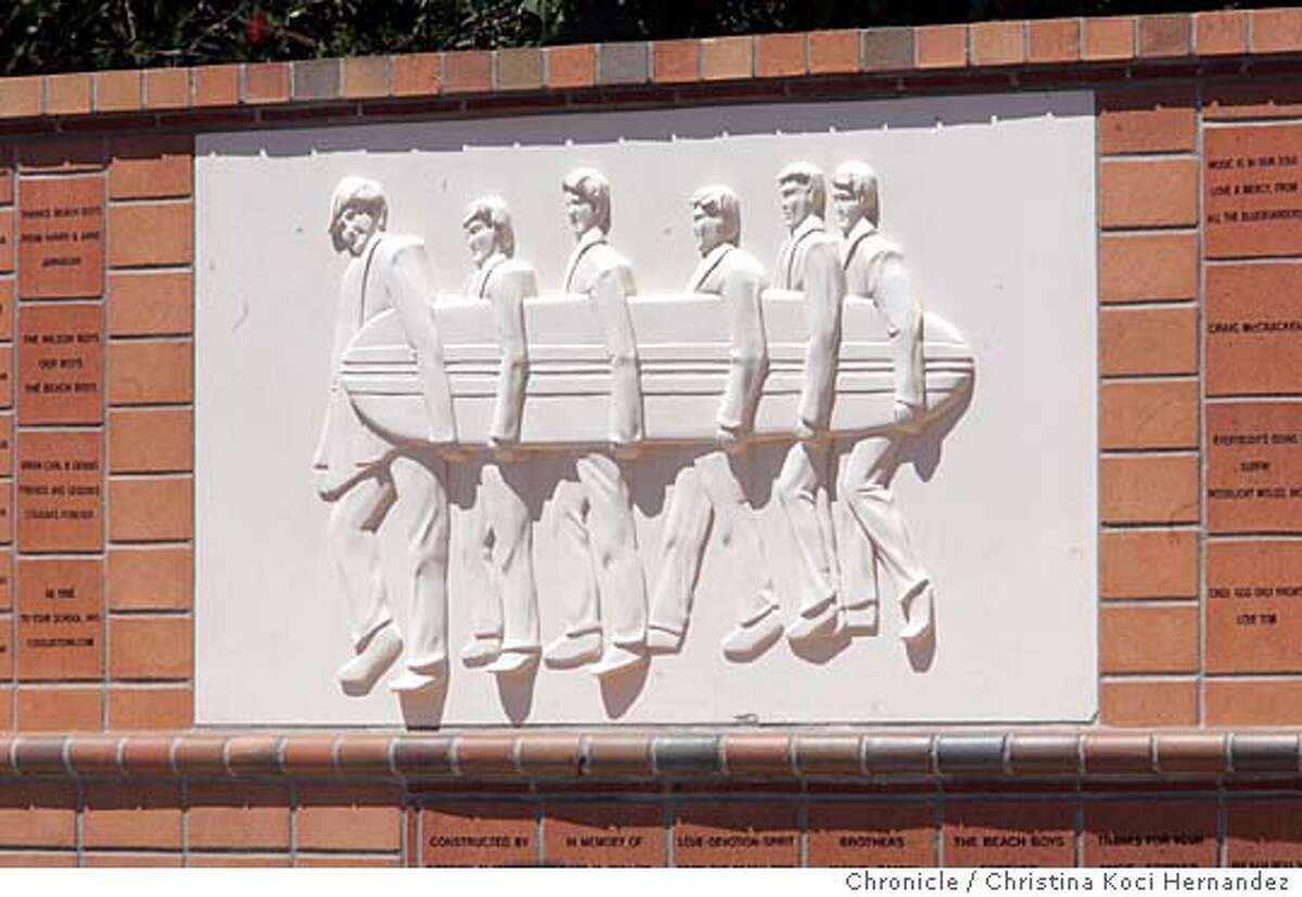 A WAVE OF NOSTALGIA / Former Beach Boys unveil monument to Wilson home ...
