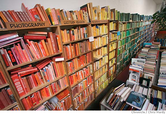 Art installation lets 20,000 books show their true colors