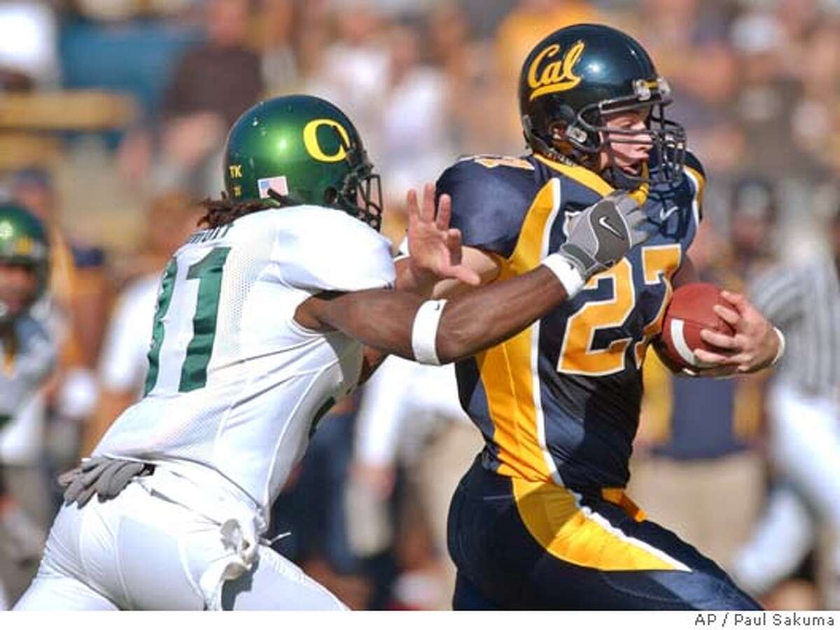Cal Ducks the upset / Bears stifle Oregon in second half