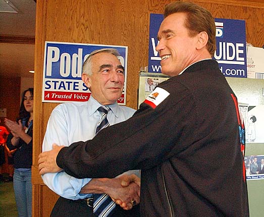 Governor's stardom may not shine on others / Schwarzenegger has less ...