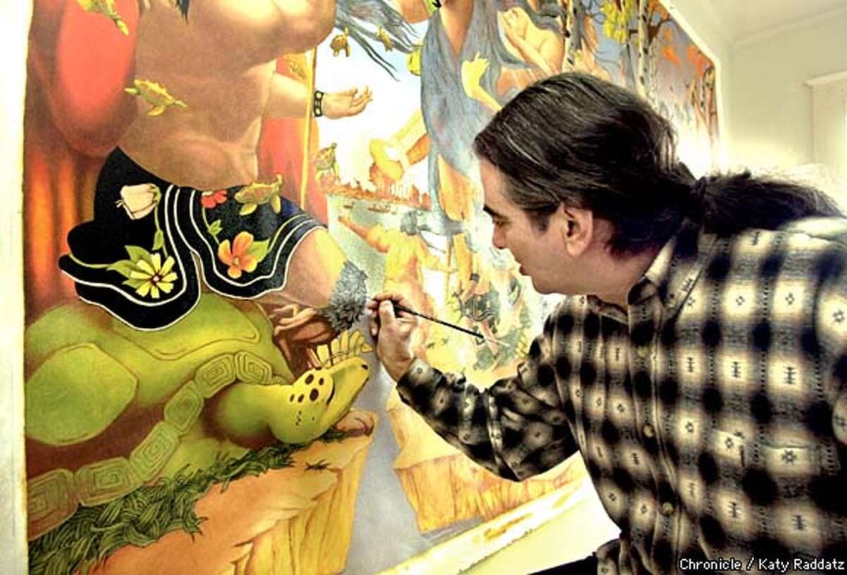 DREAMING BIG / Artist Rabbett Strickland creates a mythological Indian ...