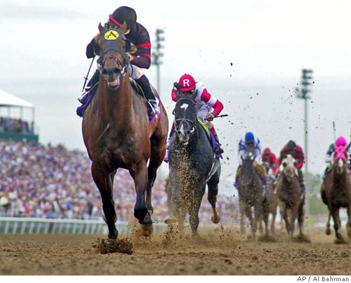 Ghostzapper satisfies need for speed / Cup winner, Smarty Jones to ...