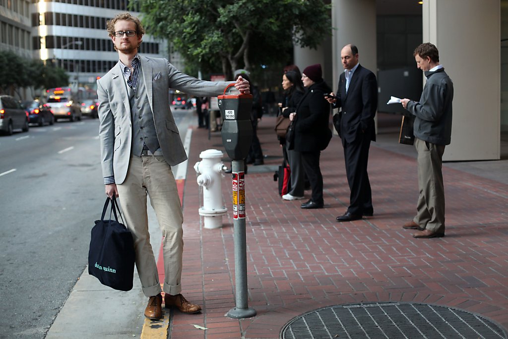 Making an impression in a suit