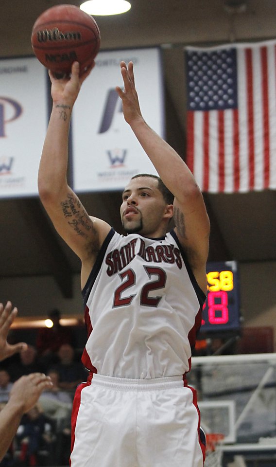 Rob Jones of St. Mary's winding up college career