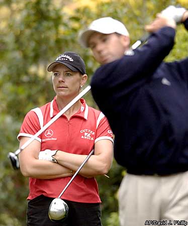 Golf rebel preps for her test / First woman to play in PGA tourney in ...