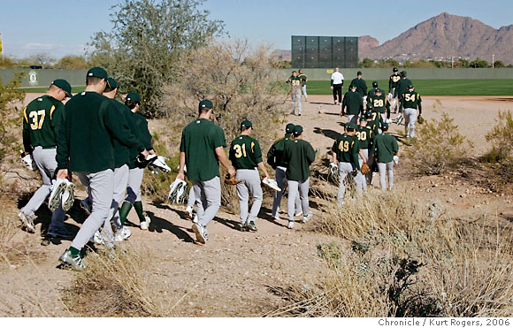 In spring, young man's fancy turns to love -- and baseball / Training ...