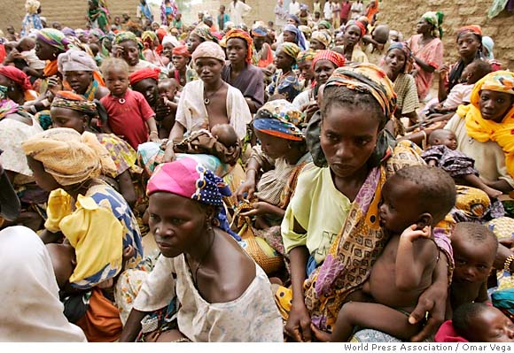 HUNGER STALKS NIGER / World Slow To Respond After Drought And Locusts ...