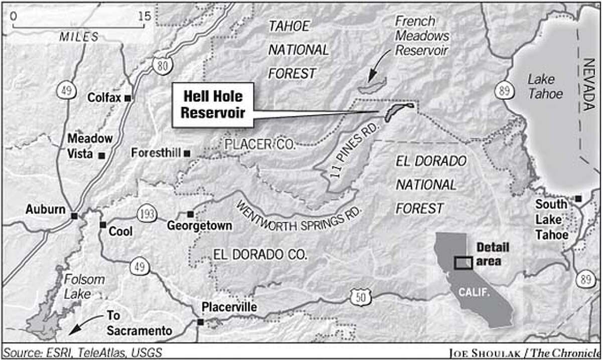 Hell Hole Reservoir a slice of heaven / Lake takes effort to reach, but ...