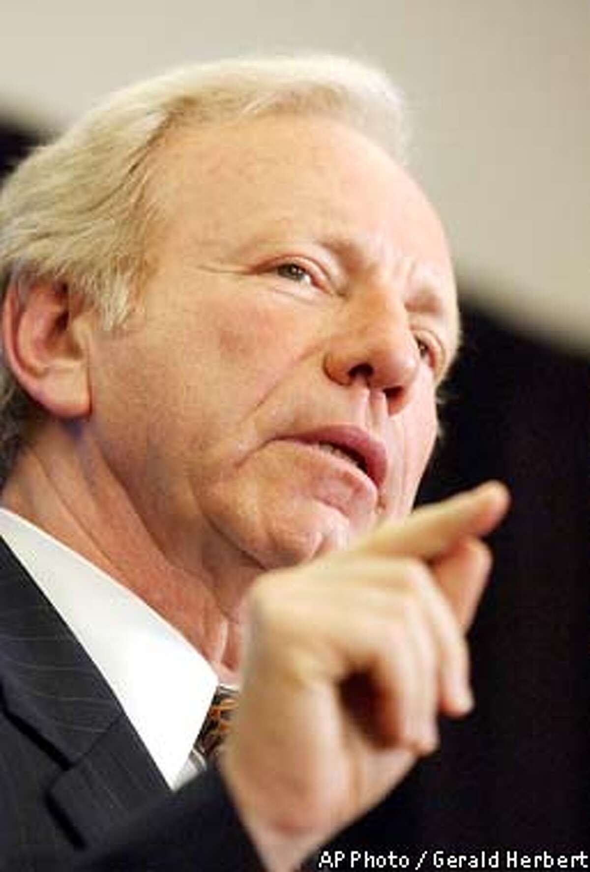Lieberman rolls out energy plan / Presidential hopeful backs more ...