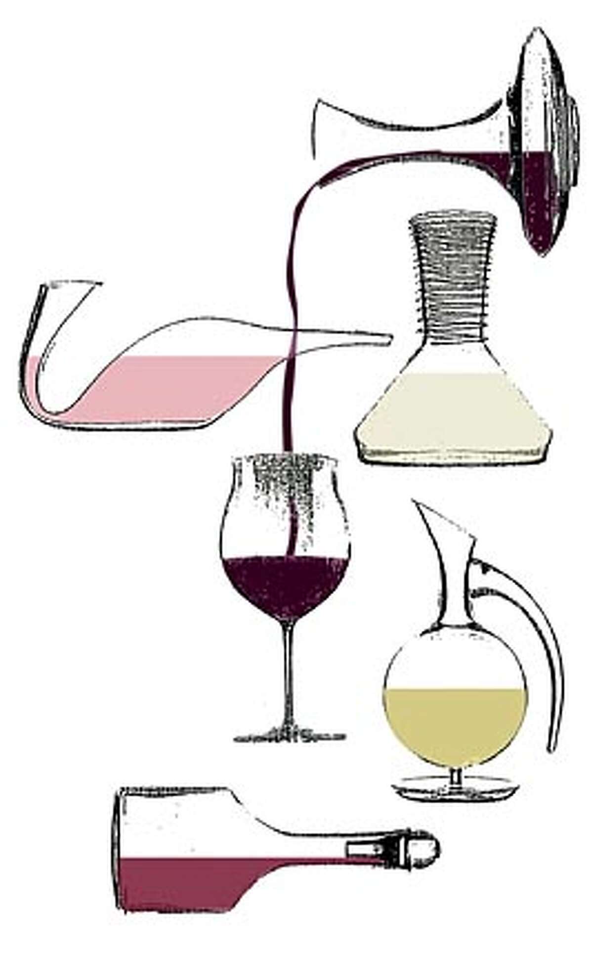 Decanting demystified / Most wines -- young to old, red to white ...