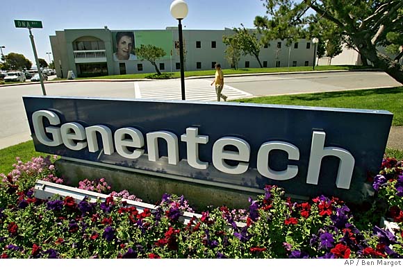 Genentech profit rockets 73% / Biotech firm sees big rise in revenue ...