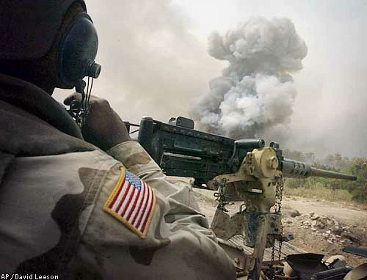 Troops sweep into heart of Baghdad / CHAOTIC BATTLE: Fighting amid ...