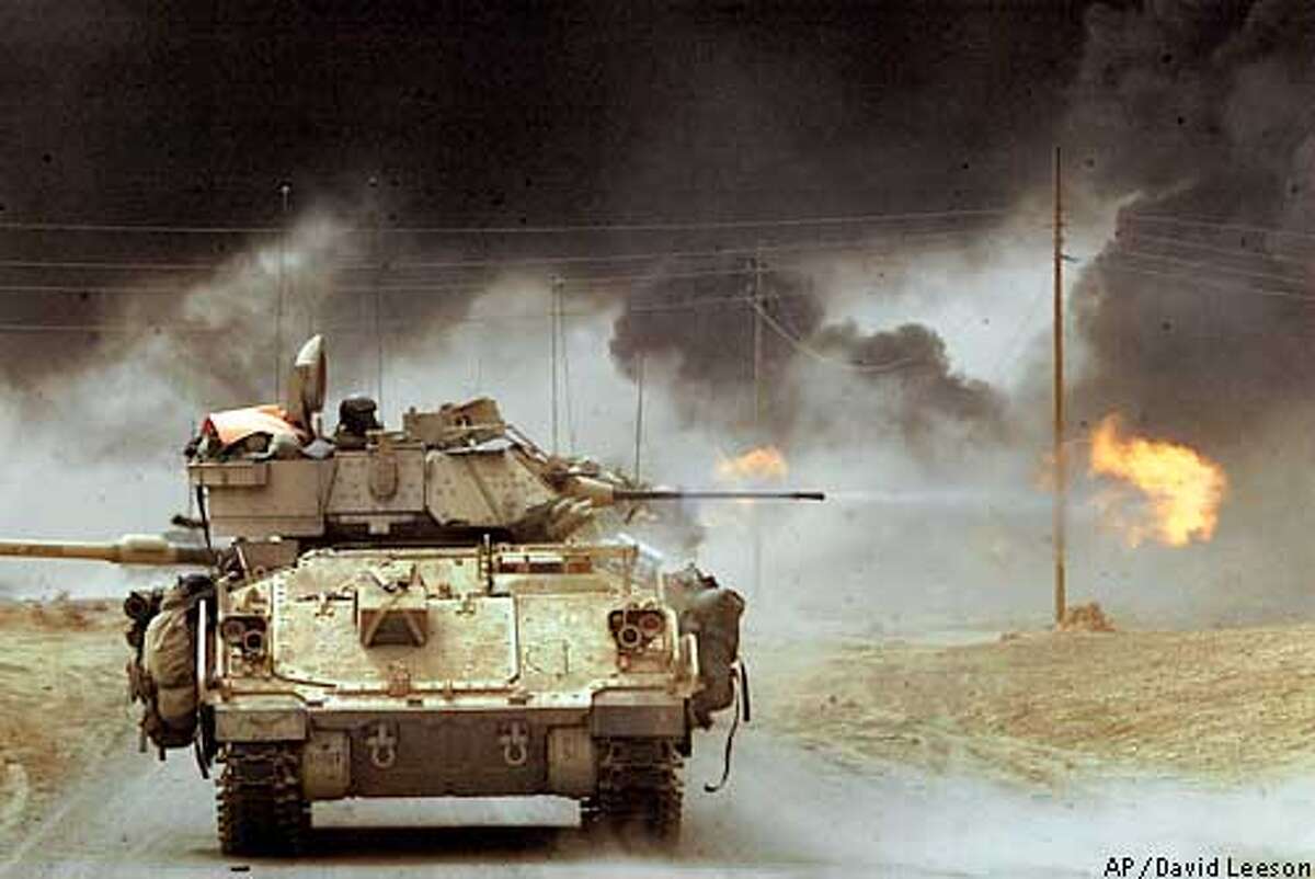 Troops sweep into heart of Baghdad / CHAOTIC BATTLE: Fighting amid ...