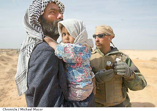 Helping hand in time of war