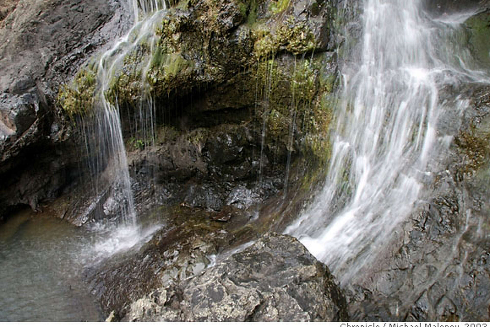 Marin cascades easy to get to / Carson Falls / It's a short hike from ...