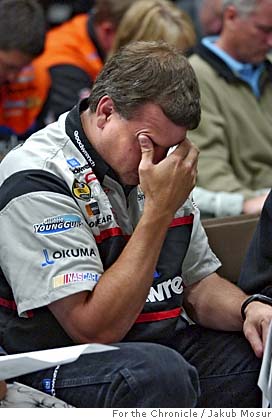 Before starting engines, drivers pray / NASCAR racers face danger with ...