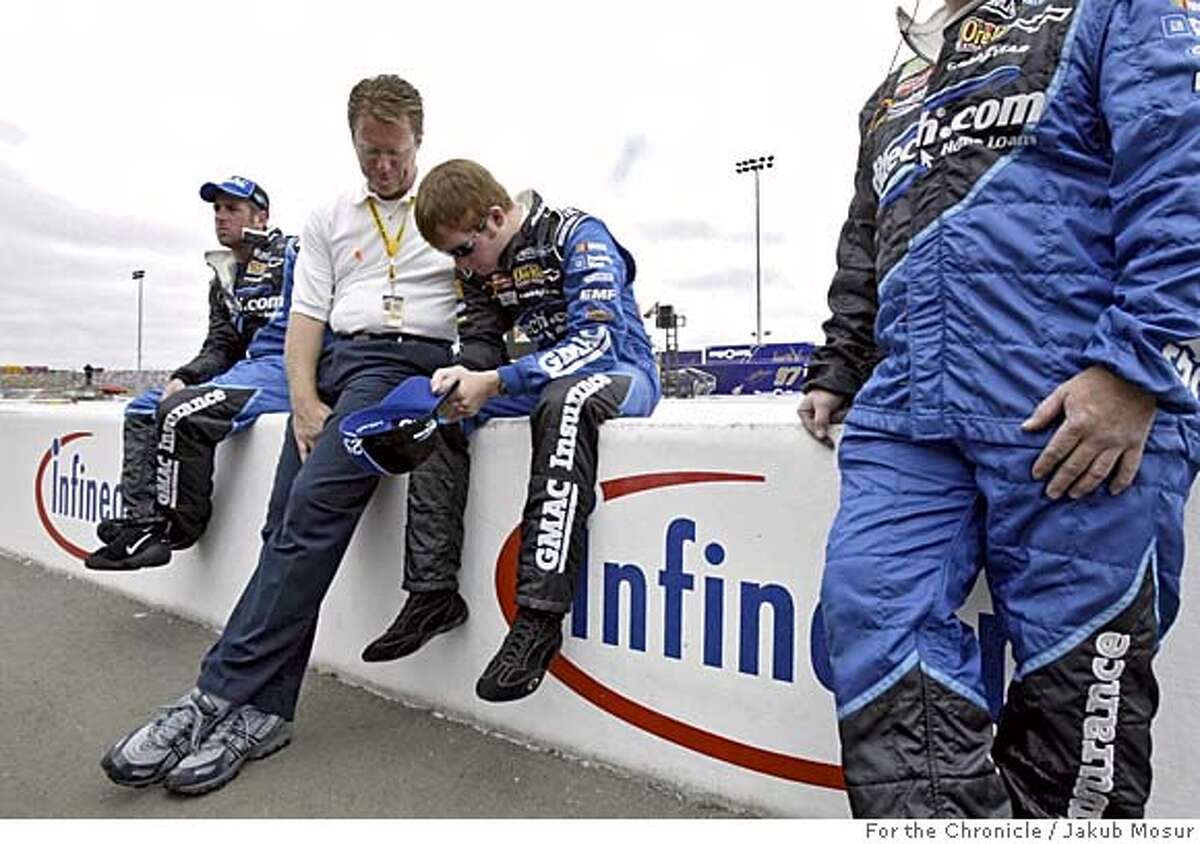Before starting engines, drivers pray / NASCAR racers face danger with ...