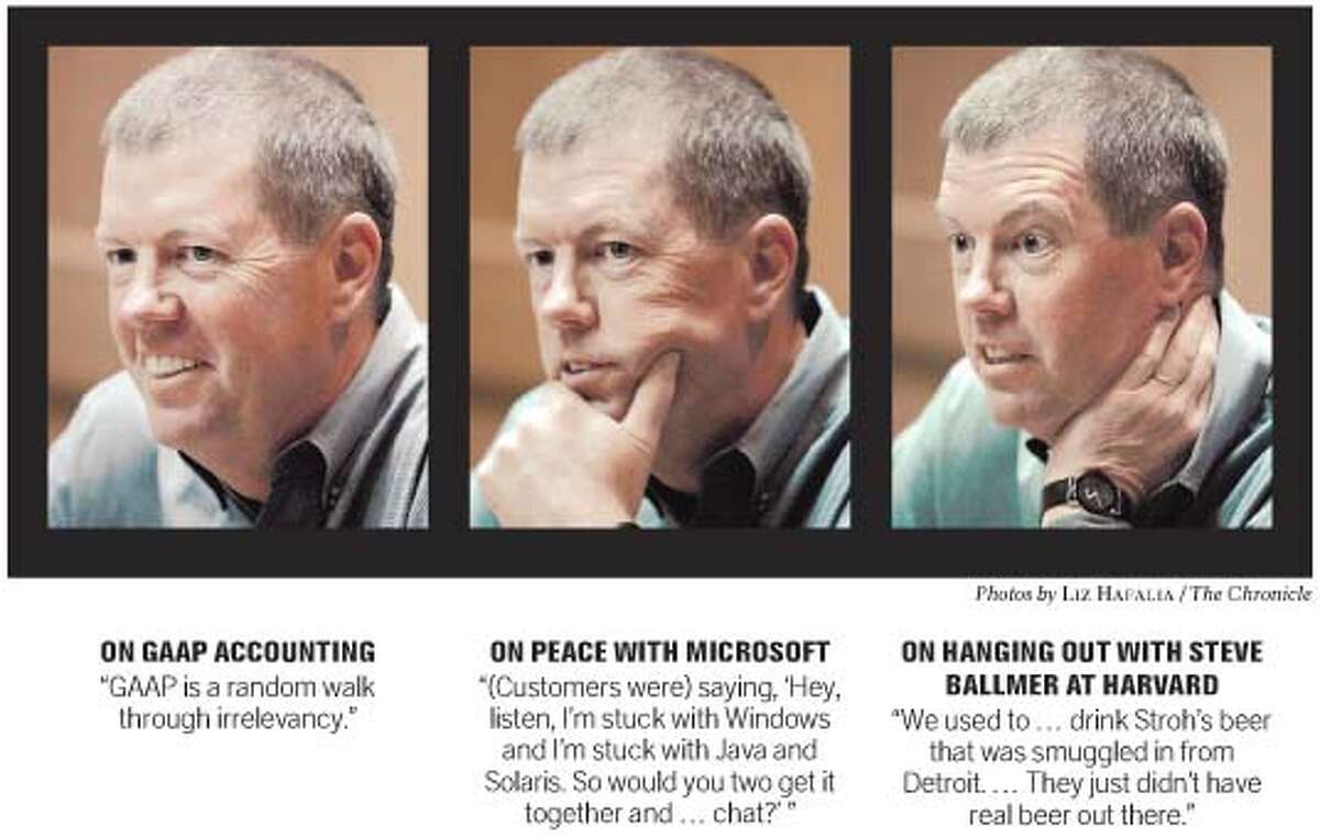 SUN MICROSYSTEMS INC. / On the Record: Scott McNealy
