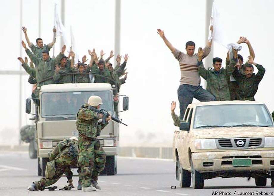 Marines face resistance from Iraqi troops near Basra - SFGate