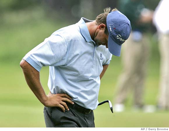 Golden Goosen suddenly a bogey machine