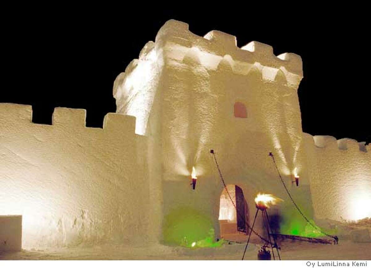 Finland fits up snow castle