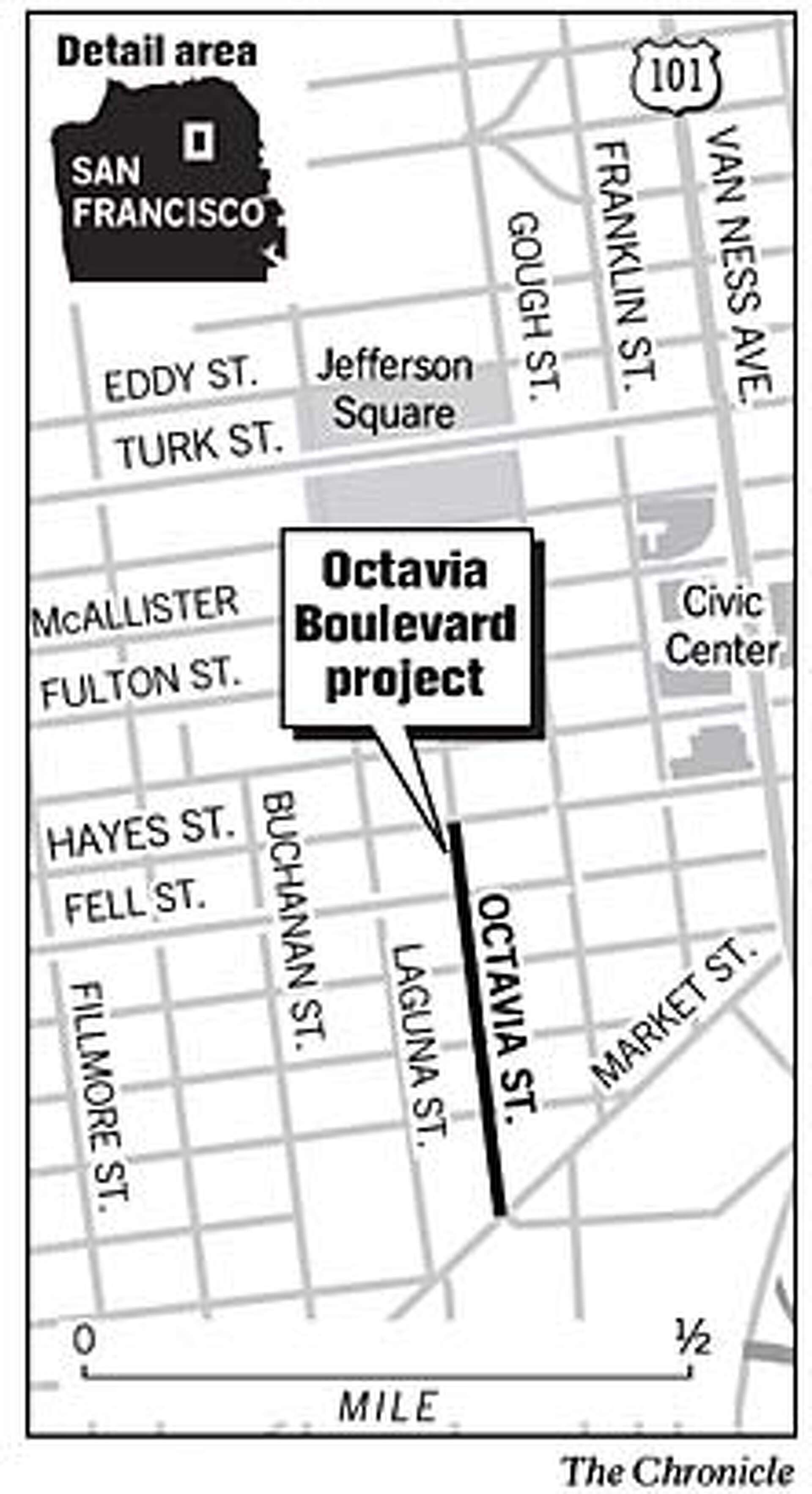 SAN FRANCISCO / Octavia Boulevard rolls along / Oakland firm wins ...