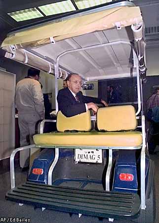 Mini Joe -- still caddying for the Clipper