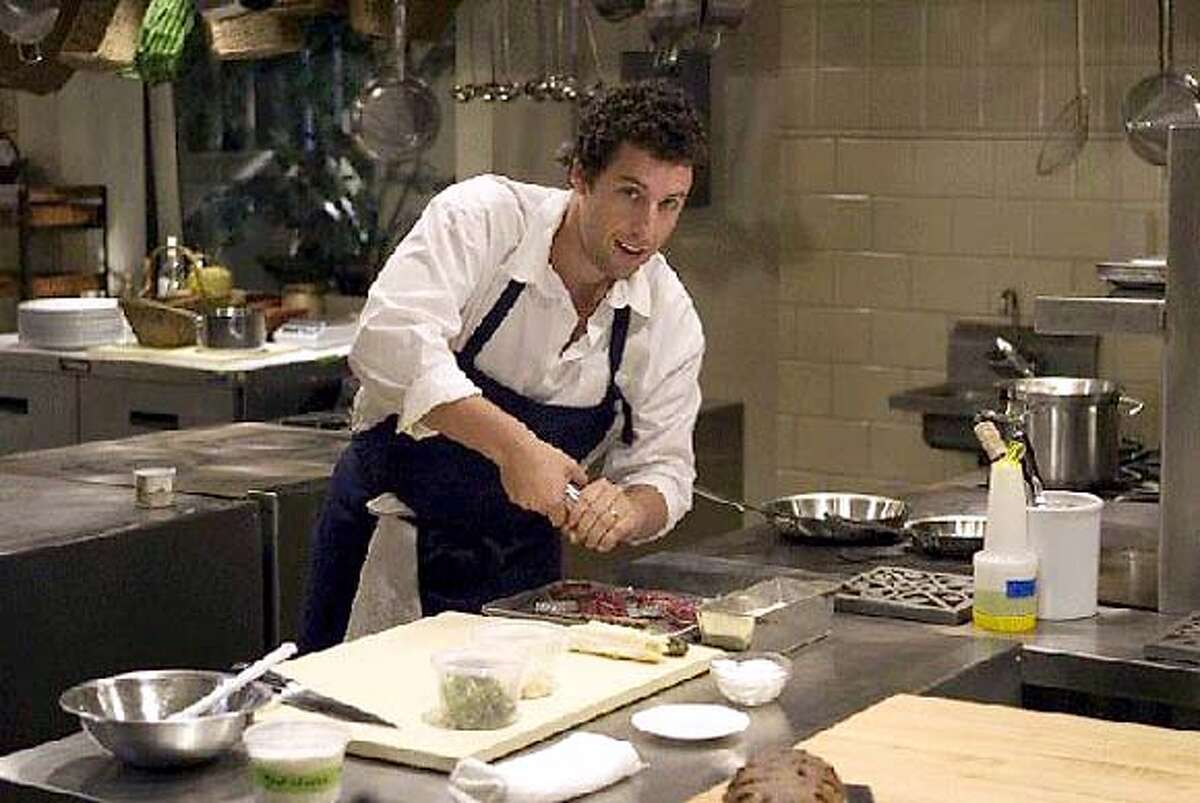 Sandler's in Keller's kitchen