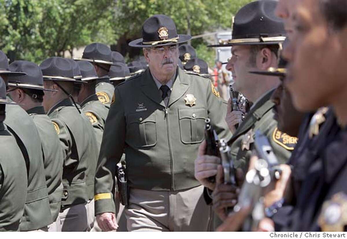 Deputies present arms in Contra Costa