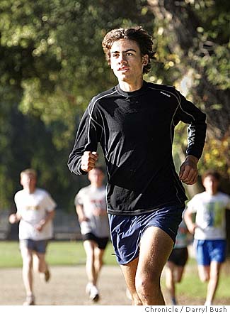 St. Francis runner moving to the head of the pack / Sitler heads for ...
