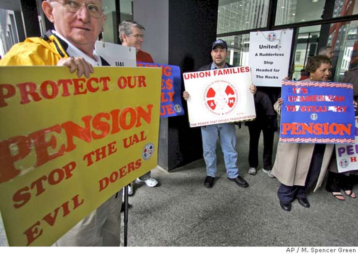 UNITED STILL WANTS MORE FROM UNIONS / Pension handoff not enough: After ... UNITED STILL WANTS MORE FROM UNIONS / Pension handoff not enough: After ...