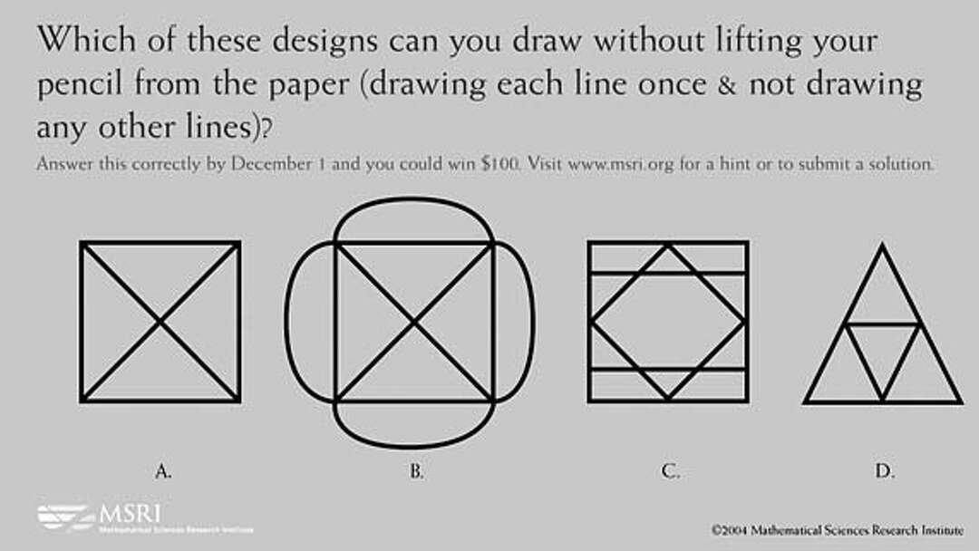 On Muni buses, a monthly math puzzle to ponder