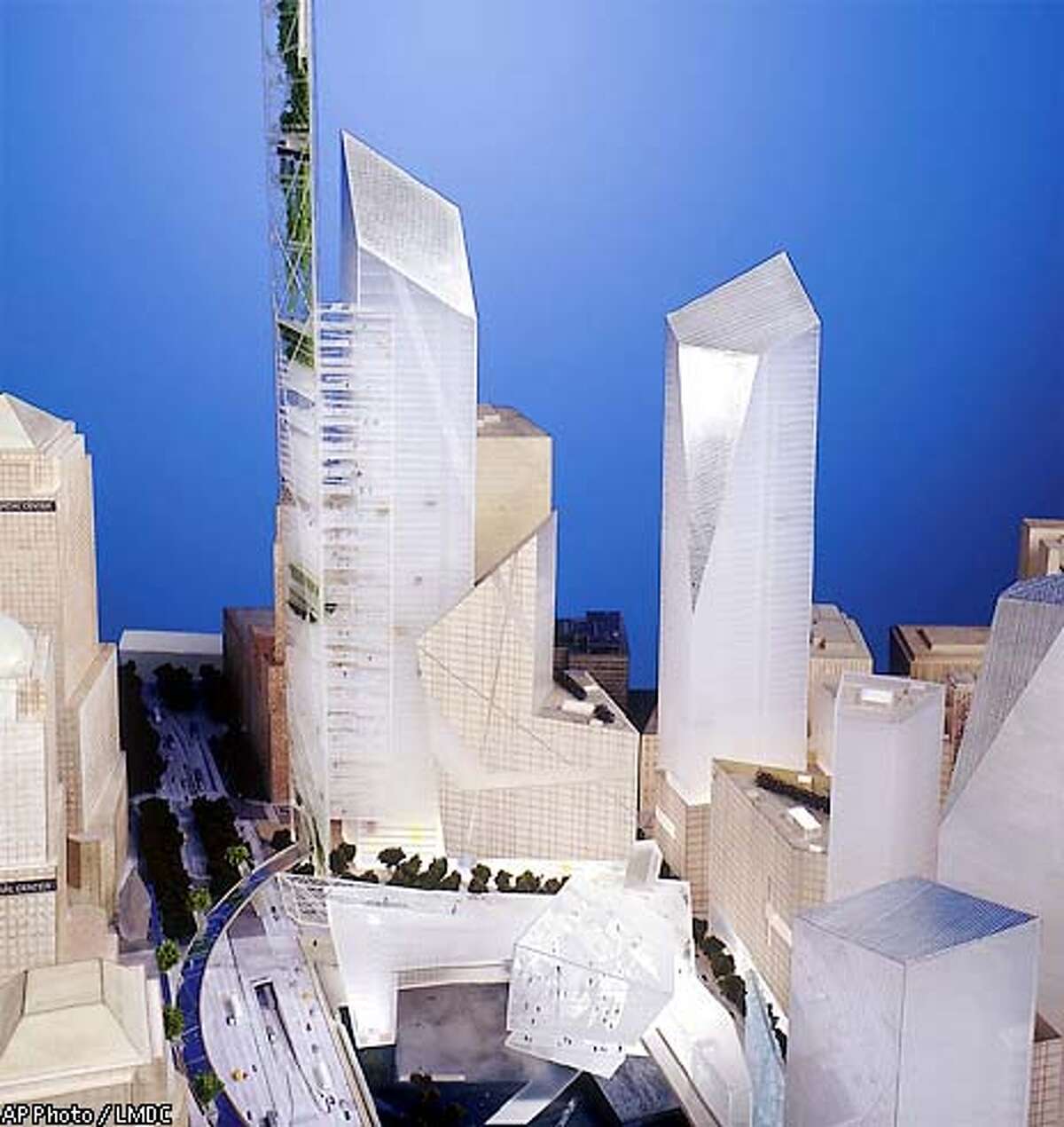 N.Y. narrows designs to 2 / 'Extraordinary' finalists for World Trade ...