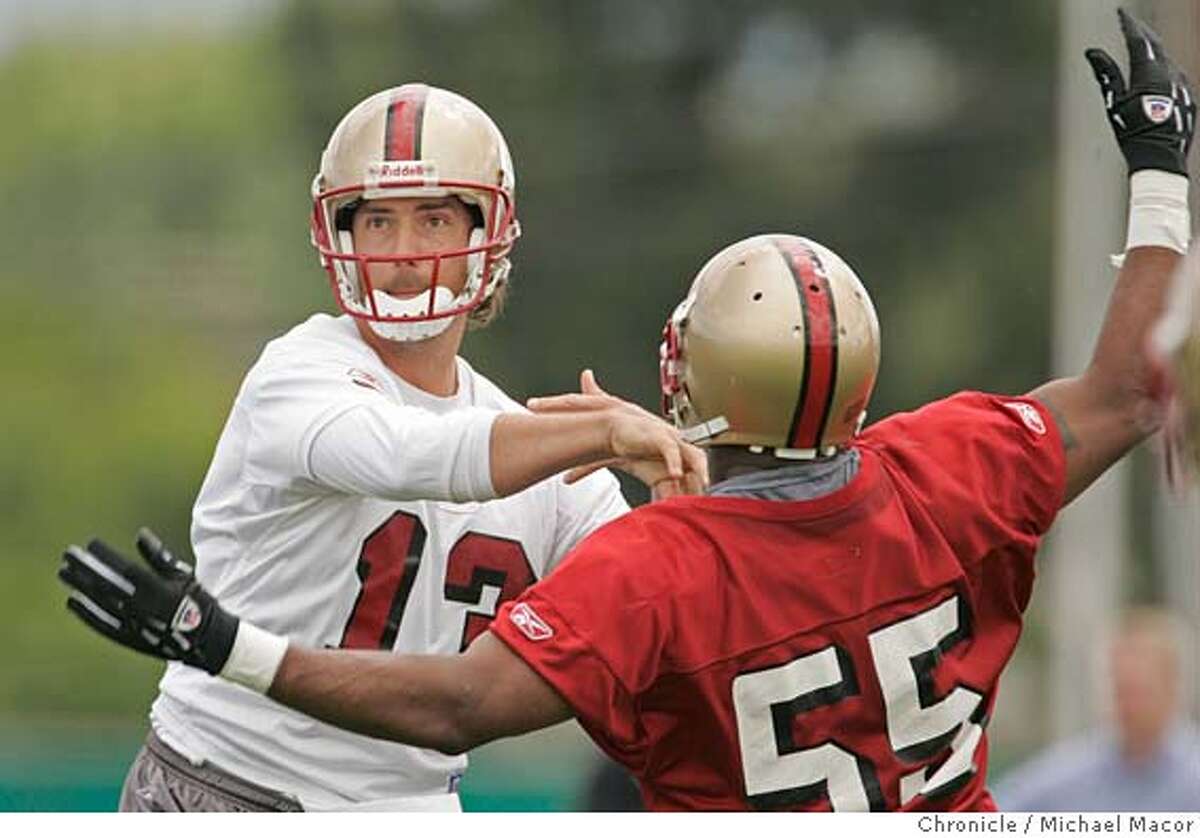 Back in his element / Smith, happy to be on football field, makes all ...