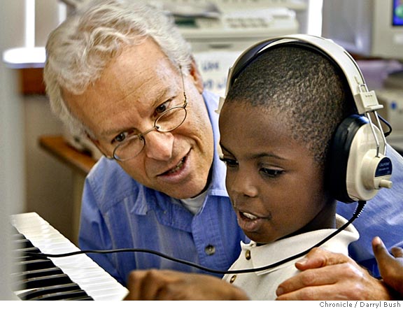 Computer program key in teaching music to kids / Sausalito composer ...