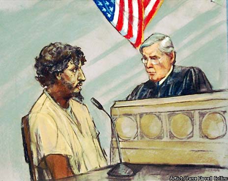Shoe bomber gets life -- and a lecture / Marshals remove belligerent Reid
