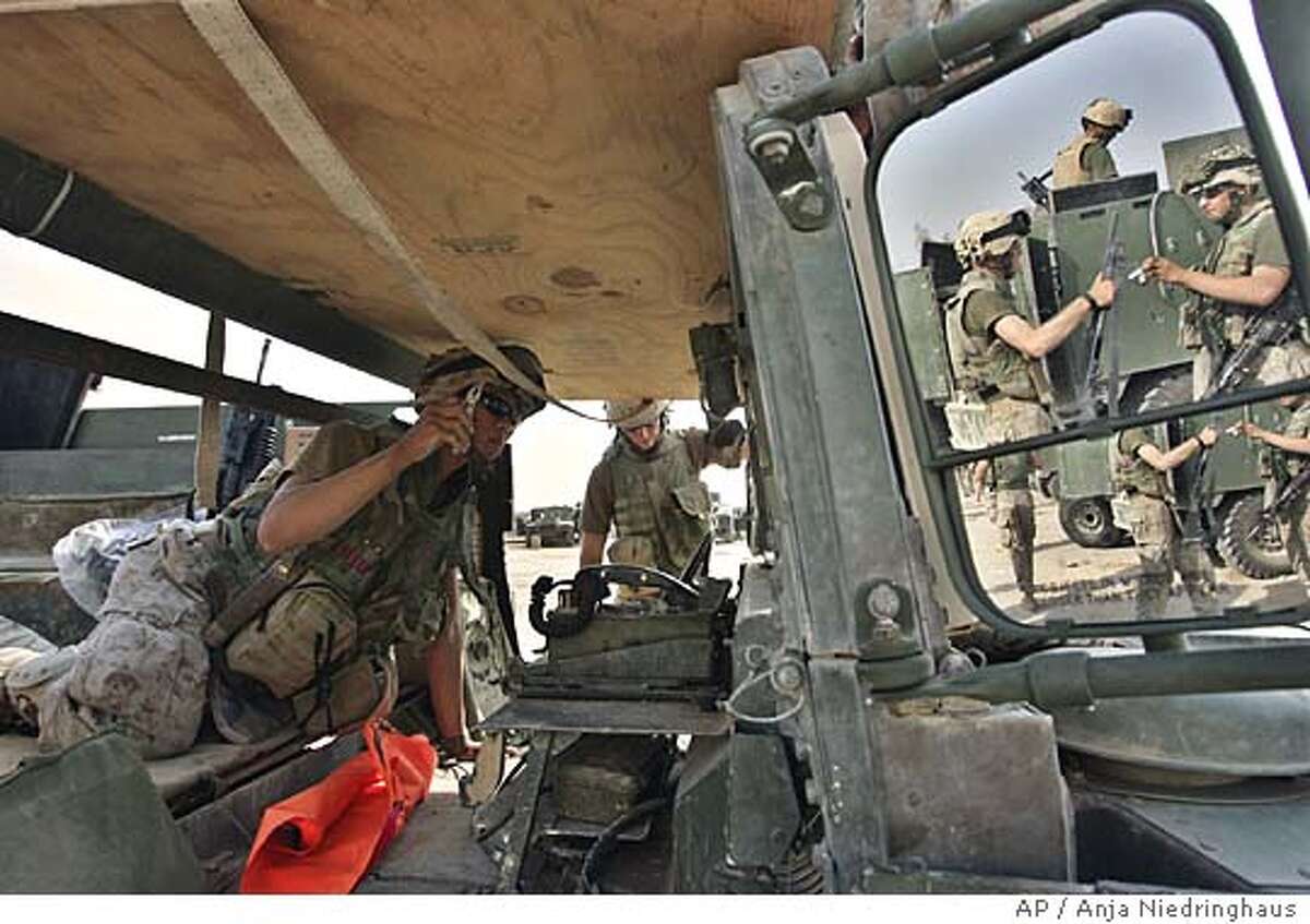 U.S., Iraqi troops mass for assault on Fallujah / BATTLE LINES: Allied ...